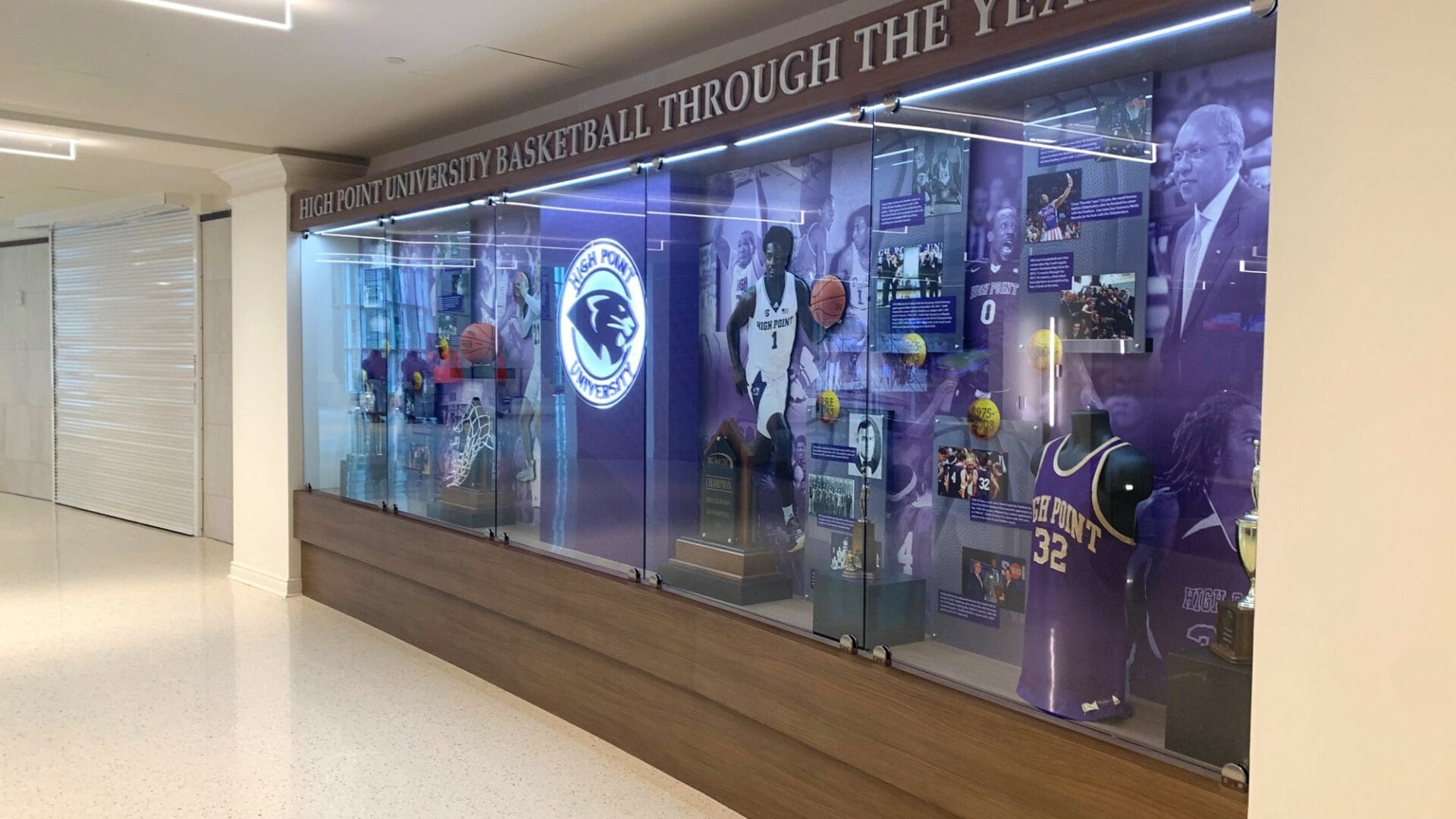 High Point University Basketball Arena - Holt Experiential - Branded ...