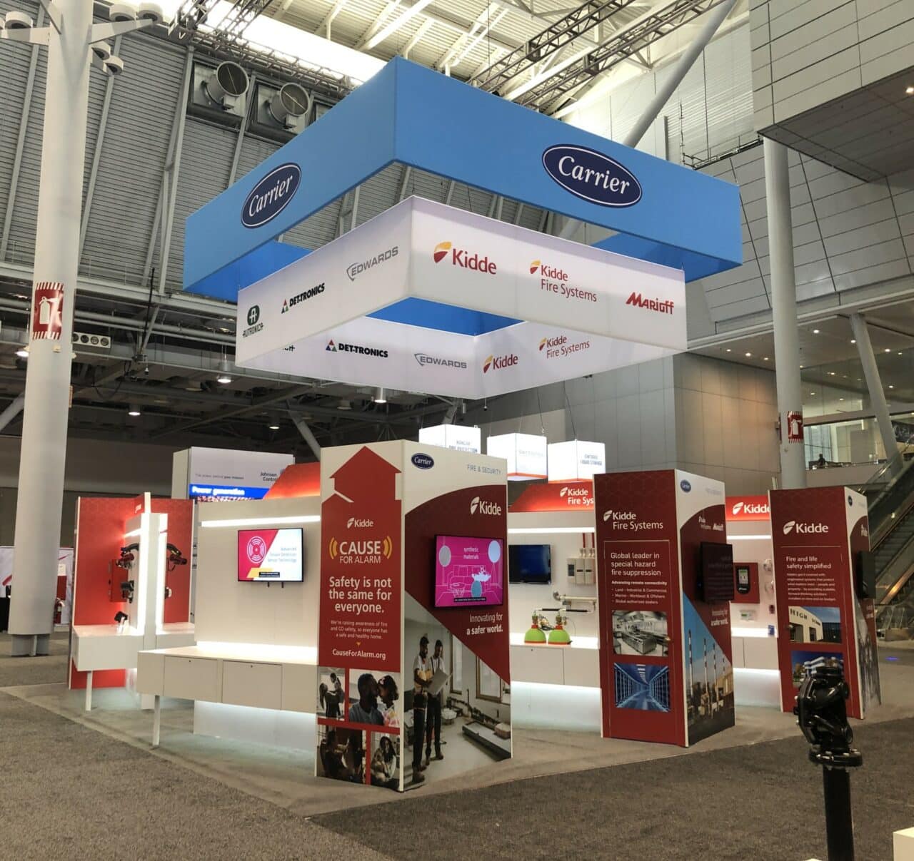Carrier trade show exhibits