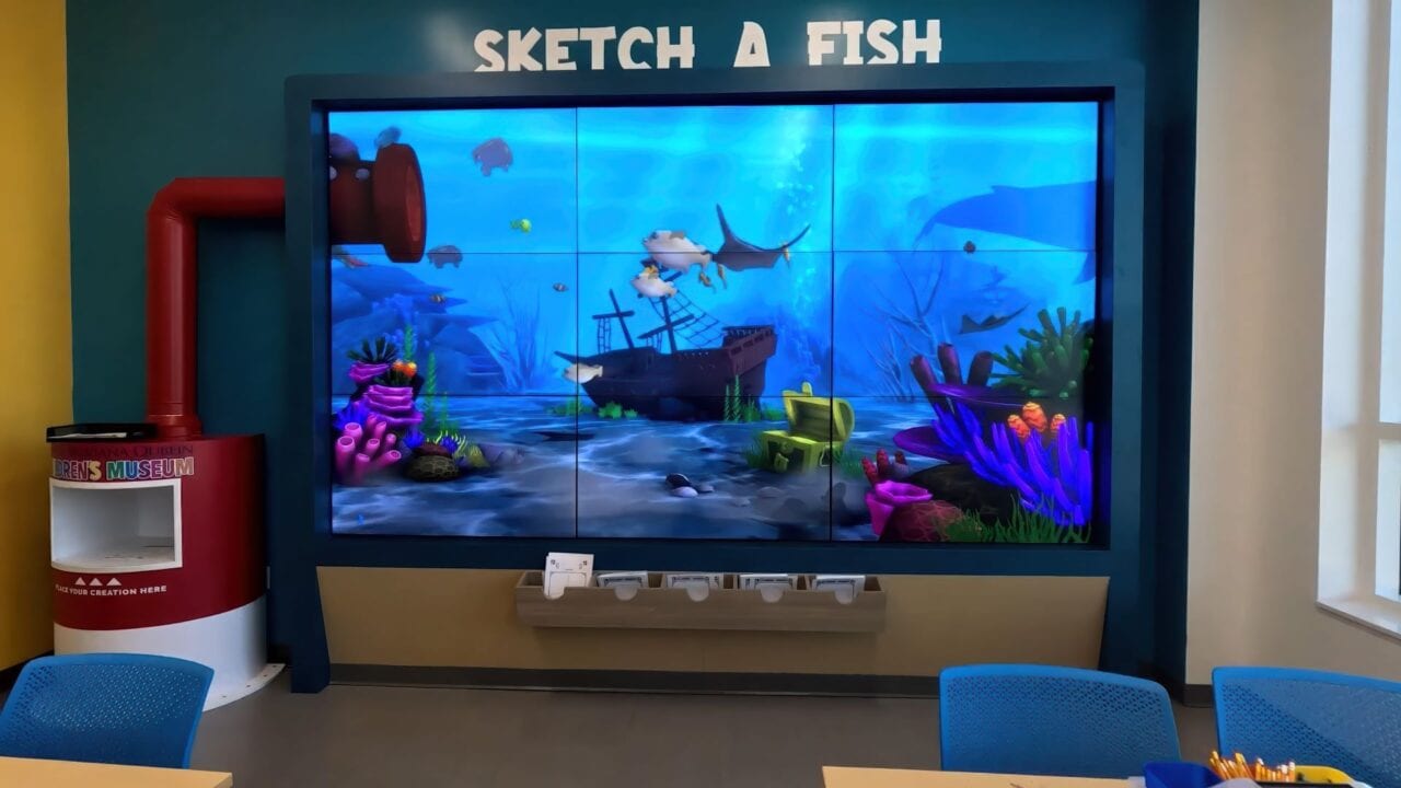 Sketch a Fish Exhibit – Qubein Childrens Museum - Holt Experiential